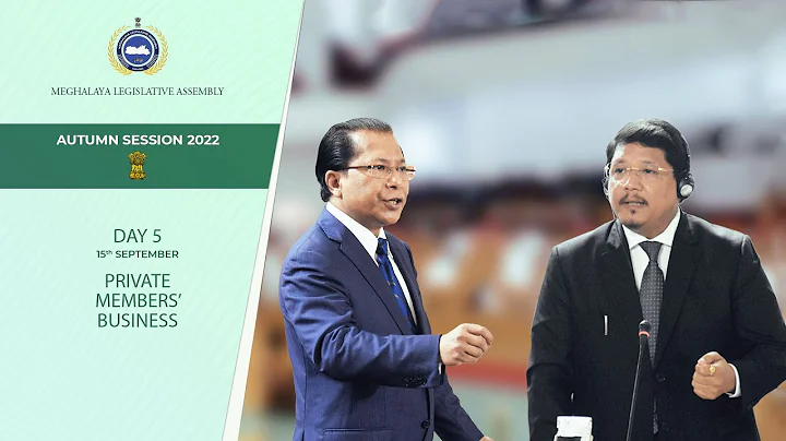 WATCH LIVE – MEGHALAYA LEGISLATIVE ASSEMBLY AUTUMN SESSION 2022 | DAY 5